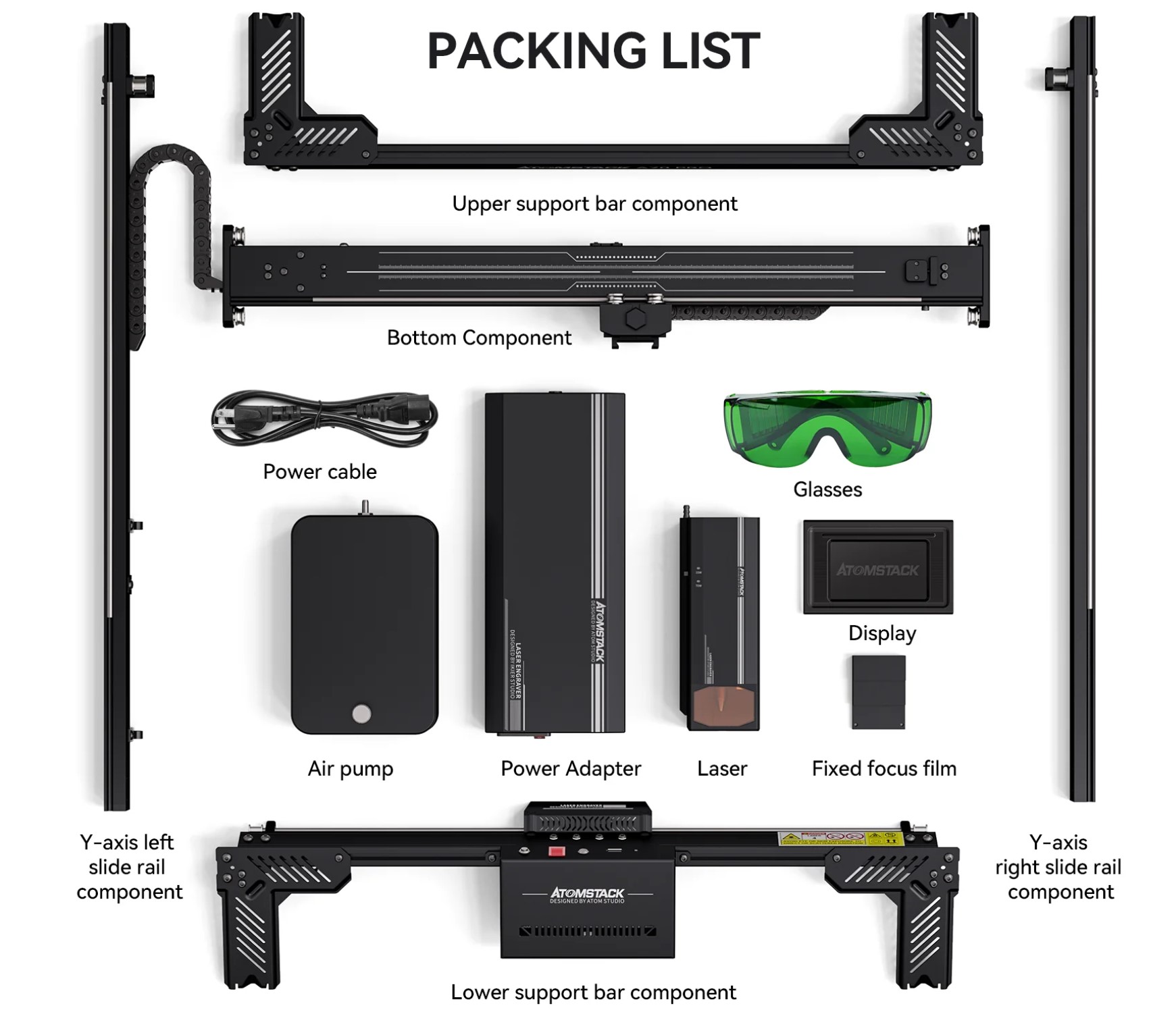 Plotter laser - mașină de gravat Atomstack A70 Pro MAX 850x800mm 70W